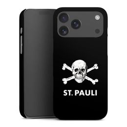 DeinDesign iPhone 17 Pro Max Handy Premium Case Smartphone Handyh&uuml;lle Schutzh&uuml;lle gl&auml;nzend Totenkopf Fc St. Pauli Official Licensed Product Premium Case