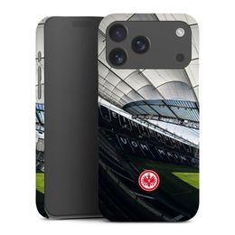 DeinDesign iPhone 17 Pro Max Handy Premium Case Smartphone Handyh&uuml;lle Schutzh&uuml;lle gl&auml;nzend Eintracht Frankfurt Stadium Official Licensed Product Premium Case