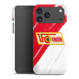 DeinDesign iPhone 17 Pro Max Handy Premium Case Smartphone Handyh&uuml;lle Schutzh&uuml;lle gl&auml;nzend 1. Fc Union Berlin Logo Official Licensed Product Premium Case