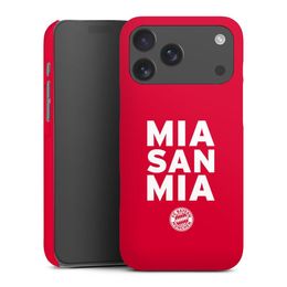 DeinDesign iPhone 17 Pro Max Handy Premium Case Smartphone Handyh&uuml;lle Schutzh&uuml;lle gl&auml;nzend Fcb Mia San Mia Fc Bayern M&uuml;nchen Premium Case