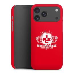 DeinDesign iPhone 17 Pro Max Handy Premium Case Smartphone Handyh&uuml;lle Schutzh&uuml;lle gl&auml;nzend 1. Fc Kaiserslautern Spruch Official Licensed Product Premium Case