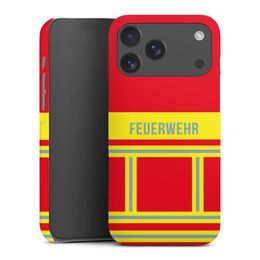 DeinDesign iPhone 17 Pro Max Handy Premium Case Smartphone Handyh&uuml;lle Schutzh&uuml;lle gl&auml;nzend Fire Fighters Life Saver Fire Fighter Premium Case