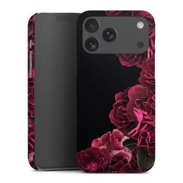 DeinDesign iPhone 17 Pro Max Handy Premium Case Smartphone Handyh&uuml;lle Schutzh&uuml;lle gl&auml;nzend Vintage Rose Pink Premium Case
