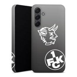 DeinDesign Galaxy A35 5G Handy Premium Case Smartphone Handyh&uuml;lle Schutzh&uuml;lle matt Logo 1. Fck 1. Fc Kaiserslautern Premium Case