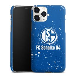DeinDesign iPhone 11 Pro Handy Premium Case Smartphone Handyh&uuml;lle Schutzh&uuml;lle gl&auml;nzend Logo Fc Schalke 04 S04 Premium Case