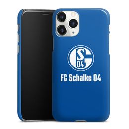 DeinDesign iPhone 11 Pro Handy Premium Case Smartphone Handyh&uuml;lle Schutzh&uuml;lle gl&auml;nzend Official Licensed Product Logo Fc Schalke 04 Premium Case