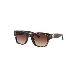 Tory Burch Sonnenbrille Herren Größe 50 schoko / cognac