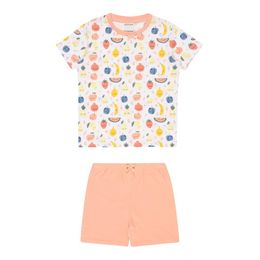 Jacky Schlafanzug M&auml;dchen Gr&ouml;&szlig;e 158/164 mischfarben / apricot / wei&szlig;