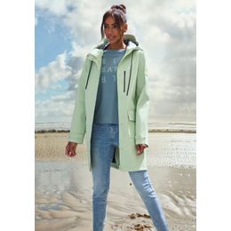 ELBSAND Damen Regenjacke, hellgr&uuml;n, Gr&ouml;&szlig;e 40