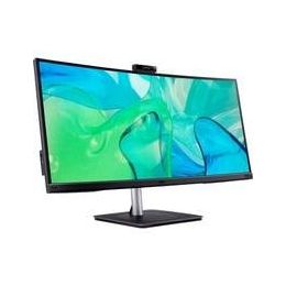 Acer Vero CB343CURD, QLED-Monitor 86.4 cm (34 Zoll), schwarz/silber, WQHD, IPS, Curved, USB-C