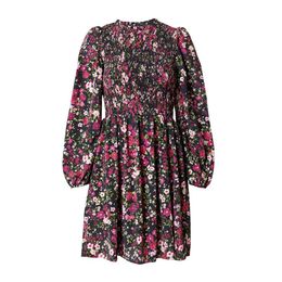 Dorothy Perkins Kleid Damen Größe 36 grün / dunkellila / pitaya / schwarz Winterkleid