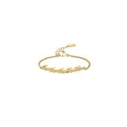 Armkette Lacoste "CROCODILE", gelbgoldfarben, Armbänder, Damen, 19cm, ohne Stein, Edelstahl, wahlweise mit oder ohne Stein