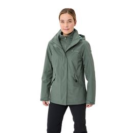 3-in-1-Funktionsjacke Vaude "WOMEN'S ROSEMOOR 3IN1 JACKET II", Damen, Gr. 42, grün (agave), Obermaterial: 100% Polyester. Futter: 100% Polyester, normal, Jacken, Wasserdicht,Winterjacke Damen