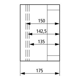 Eaton Einzelgehäuse m.metr.-Vorprägungen CI23E-150 (021943)