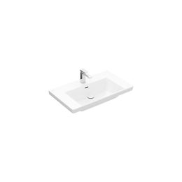 Villeroy & Boch V&B Schrank-Waschtisch Subway 3.0 80x47cm, eck., m 1 HL/mit &Uuml;L, we C-plus ; Villeroy & Boch (4A7080R1)