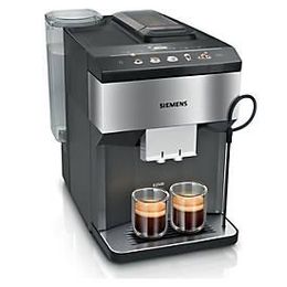 Siemens Kaffeevollautomat TP516DX3 EQ.500 classic connect, für Bohnen, 1500 W, bis 1,9 l/270 g, inkl. Zubehör, edelstahlfarben-schwarz