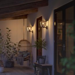 Philips Hue White Inara Au&szlig;enwandleuchte LED Schwarz, 1-flammig