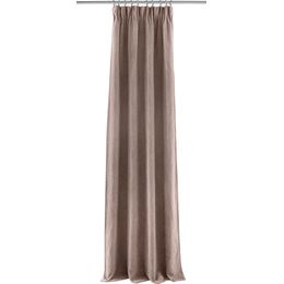 Verdunkelungsvorhang HOMSY BY ANA JOHNSON "Bouclea" Gr. 3, beige, H:225cm, Polyester, Polyester, Gardinen, premium, verdunkelnd, hochwertig, modern, Wohn-/Schlafzimmer, Bouclé