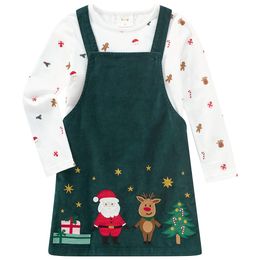 Topolino Mädchen Weihnachtsset mit Kleid und Shirt
