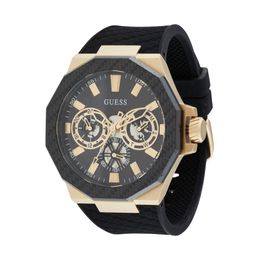 Guess Uhr 'Indy' Herren Gr&ouml;&szlig;e One Size gold / schwarz