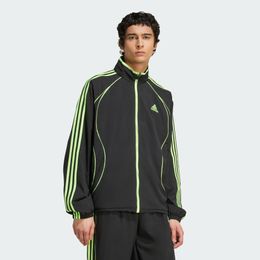 adidas originals &Uuml;bergangsjacke 'Teamgeist Adicolor Track' Herren Gr&ouml;&szlig;e S limette / schwarz