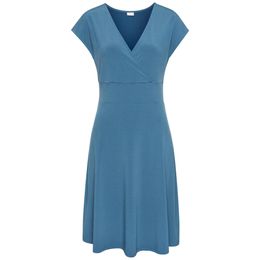 Lascana Sommerkleid Damen Gr&ouml;&szlig;e 44 azur