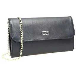 Clutch "Eleganz", Damen, Gr. B/H/T: 26cm x 15cm x 5cm onesize, schwarz, Leder, Collezione Alessandro, Taschen, aus Leder, mit separaten Fächern