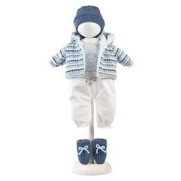 Puppenkleidung LLORENS "Kleiderset Elefant blau, 40-42 cm", blau (frz:), Puppenkleidung, Kinder