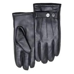 Lederhandschuhe Pearlwood "Porter", Damen, Gr. 9, schwarz, Leder, unifarben, Handschuhe, Atmungsaktiv, Wärmeregulierend, Wind - und Wasserabweisend