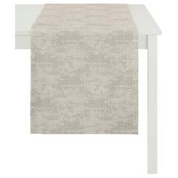 Tischläufer Apelt "2914 Loft Style", beige, B:48cm L:140cm, Polyester, Viskose, Tischdecken
