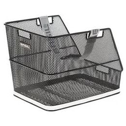 Fahrradkorb Basil "Hinterradkorb Basil "Class"", schwarz, Taschen, B/H/T: 38cm x 27cm x 31cm, Materialmix, B:38cm H:27cm T:31cm