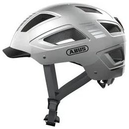 Fahrradhelm Abus "HYBAN 2.0" Gr. L, silber (signal silber), Helme, L Kopfumfang: 56cm - 61cm