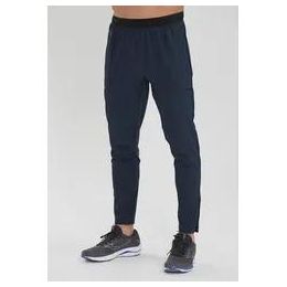 Sporthose Virtus "Kodos", Herren, Gr. M, EURO-Größen, blau (dunkelblau), 90% Polyester, 10% Elasthan, unifarben, lang, Hosen, aus elastischem 4-Wege-Stretch
