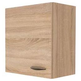 H&auml;ngeschrank Flex-Well "Bergen", braun (sonoma eiche), B:50cm H:55cm T:32cm, Holzwerkstoff, Schr&auml;nke, H&auml;ngeschrank, (B x H x T) 50 x 54,8 x 32 cm