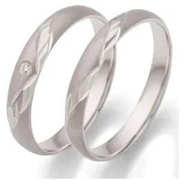 Trauring Firetti "Schmuck Geschenk Hochzeit Ehering "LIEBE" Gr. 57, silber (silberfarben), Fingerringe, Damen, 57,mit Zirkonia, Silber 925 (Sterlingsilber), 3,5mm, Trauring, wahlweise mit oder ohne Zirkonia (synth.)