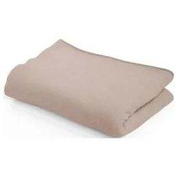 Wohndecke SETEX "Kuscheldecke", braun (schokobraun), B:150cm L:200cm, Baumwolle, Wohndecken, mit Ziernaht in Melange-Optik, Kuscheldecke