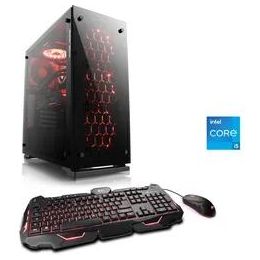 CSL Gaming-PC "HydroX V25120", schwarz, Microsoft Windows 11 Home (64 Bit), 16 GB RAM 1.000 GB SSD, Desktop-PCs