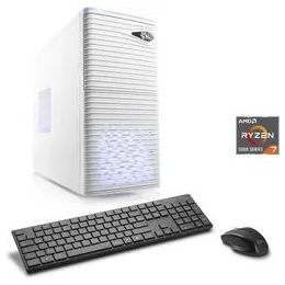 CSL Gaming-PC "Sprint V28124", wei&szlig;, Microsoft Windows 11 Home (64 Bit), 16 GB RAM 1.000 GB SSD, Desktop-PCs