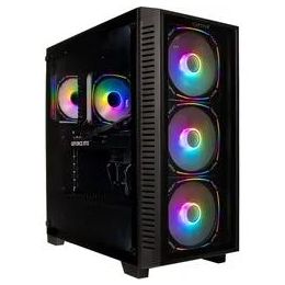 Captiva Gaming-PC "Advanced Gaming R60-369", schwarz, ohne Betriebssystem, 16 GB RAM 1.000 GB SSD, Desktop-PCs
