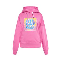 Ebeeza Sweatshirt Damen Gr&ouml;&szlig;e S azur / dunkelgelb / dunkelorange / pink