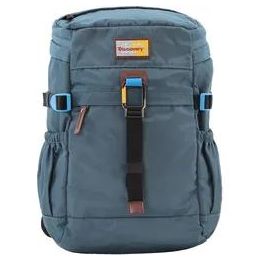 Sportrucksack DISCOVERY "Icon", Gr. B/H/T: 30cm, blau, Kunstfaser, unifarben, Rucksäcke, aus robustem rPet Polyester-Material