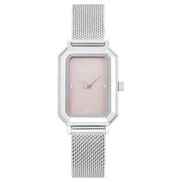 Quarzuhr s.Oliver, silber (silberfarben), Armbanduhren, Damen, Armbanduhr, Damenuhr, analog, Edelstahlarmband