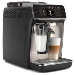 Philips Kaffeevollautomat "EP5547/90 5500 Series, 20 Kaffeespezialitäten (heiß oder eisgekühlt)", schwarz verchromt, B:24,6cm H:37,1cm T:43,3cm, Kaffeevollautomaten, LatteGo-Milchsystem, SilentBrew Technologie, Schwarz verchromt, Topseller