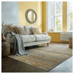 Teppich FLAIR RUGS "Camino", gelb, B:160cm H:8mm L:230cm, Kunstfaser, Teppiche, Teppich, Flachgewebe, Skandi, Esszimmer, Wohnzimmer, Flur