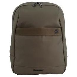 Sportrucksack DISCOVERY "Downtown", Gr. B/H/T: 11cm, grün (khaki), Kunstfaser, unifarben, Rucksäcke, aus rPet Polyester-Material