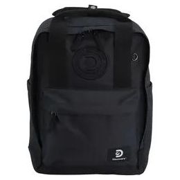 Wanderrucksack DISCOVERY "Cave", Gr. B/H/T: 13cm, schwarz, Kunstfaser, Rucksäcke, aus rPet Polyester-Material