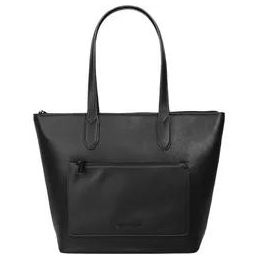 Shopper Betty Barclay, Damen, Gr. B/H/T: 42cm x 30cm x 13cm onesize, schwarz, Kunstfaser, leicht gl&auml;nzend, unifarben, Taschen Shopper