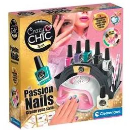 Kreativset Clementoni "Crazy Chic, Passion Nails", bunt, Kreativsets, Kinder, Kunststoff, Made in Europe