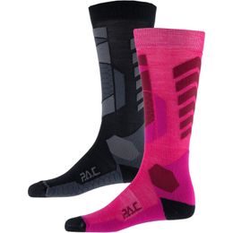 P.A.C. Ski Tech Pro 2p Socken Damen - schwarz - Gr. 38-41