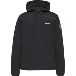 Napapijri A-Tundra Kapuzenjacke Herren - schwarz - Gr. M